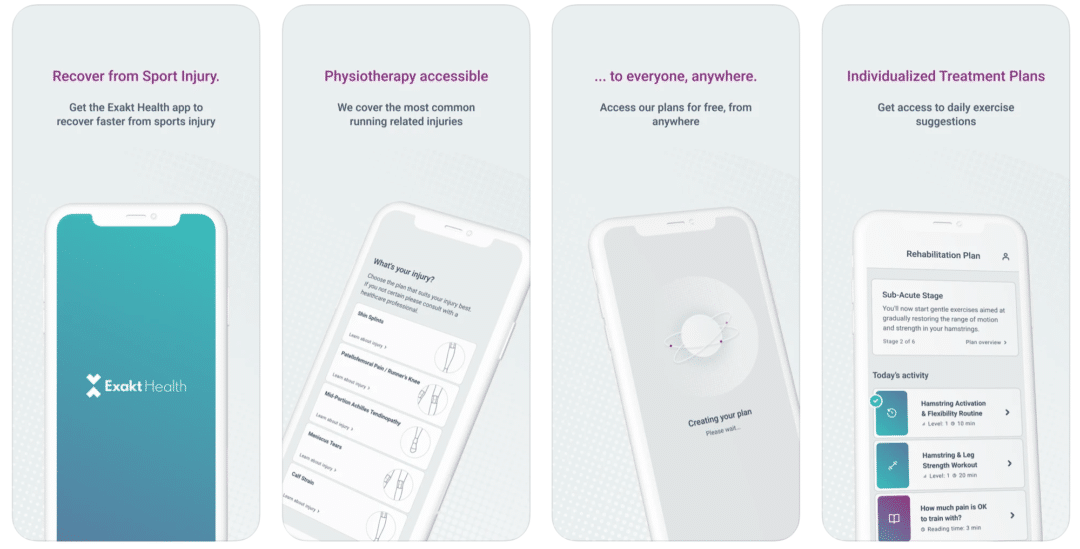 Physiotherapie in der Nähe: Kostenlose Exakt Health App unterstützt Selbsttherapie | SPORTS INSIDER